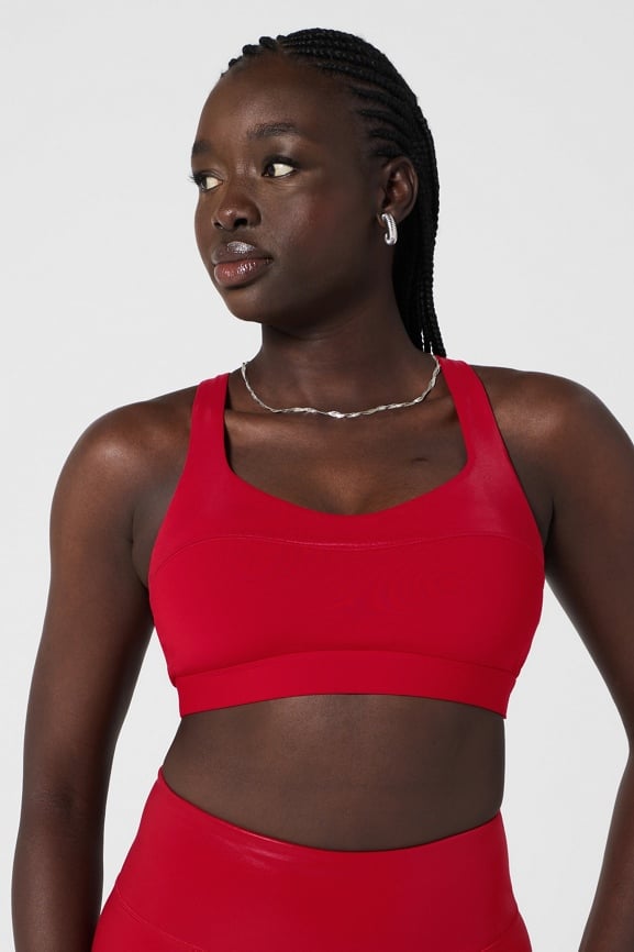 Medium Impact Shine Sports Bra - Fabletics