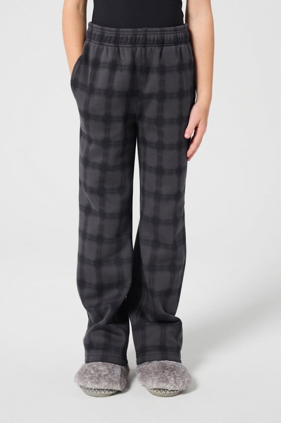 Girls Cozy Fleece Wide Leg Sweatpant - Fabletics