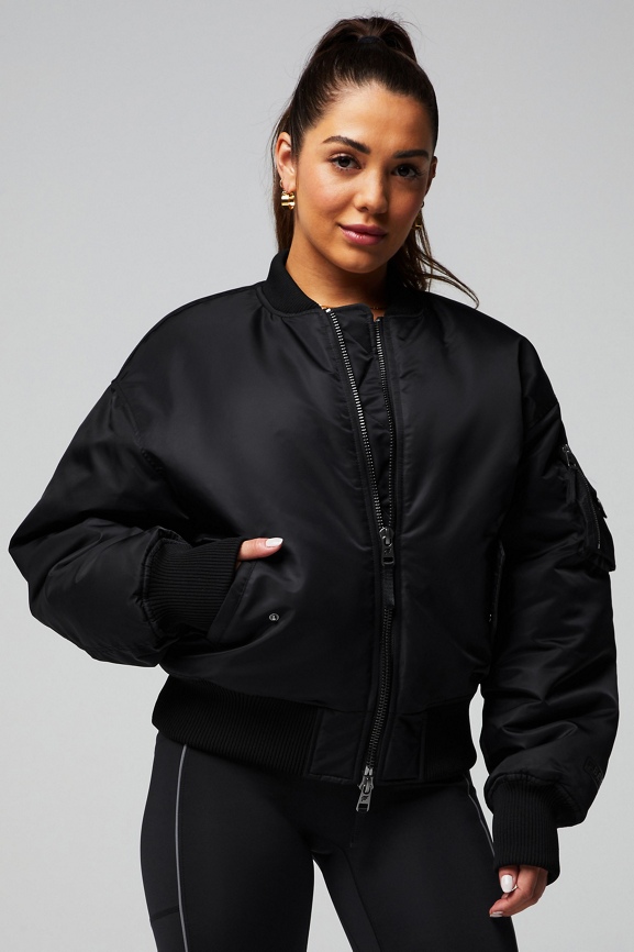 Iconic Oversized Bomber Jacket - Fabletics