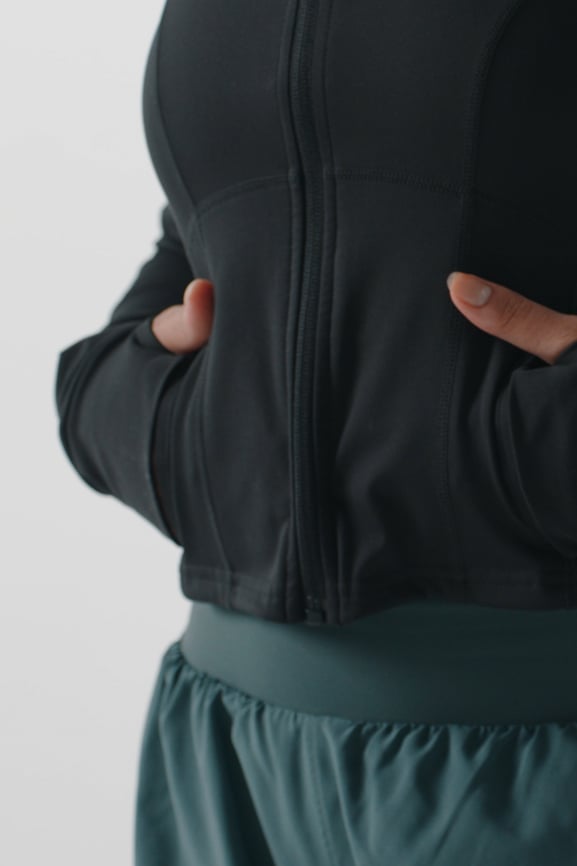 Perfect Storm Cropped Train Jacket - Fabletics