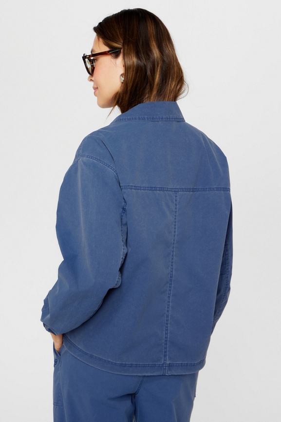 Utility Twill Cargo Jacket - Fabletics