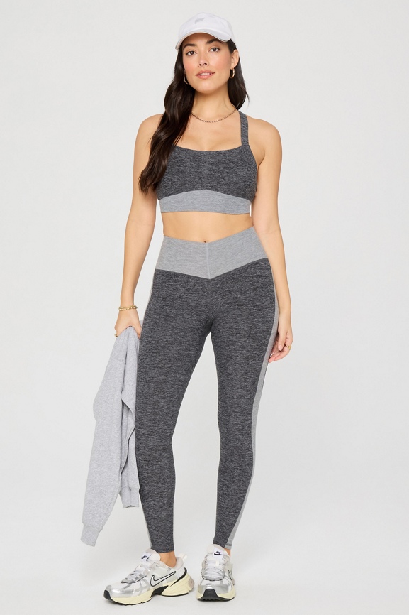 HeatherFlex High-Waisted Tonal Legging - Fabletics