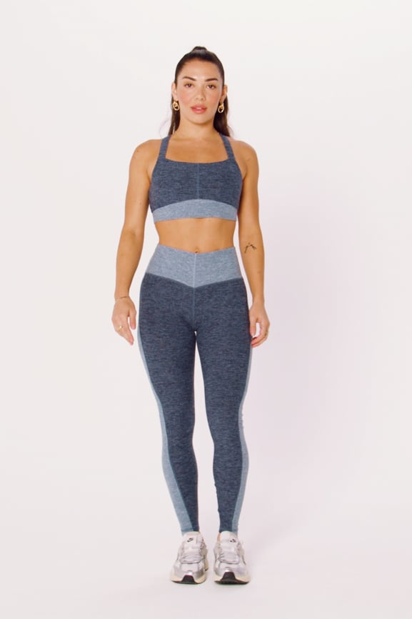 HeatherFlex High-Waisted Tonal Legging - Fabletics