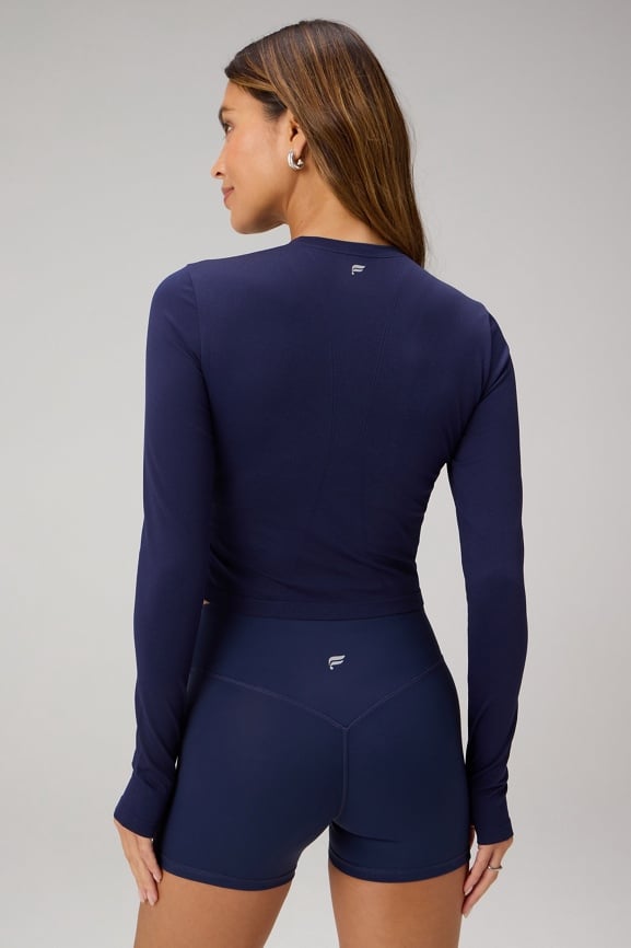 Feather Tech+ Cropped Long-Sleeve Top - Fabletics