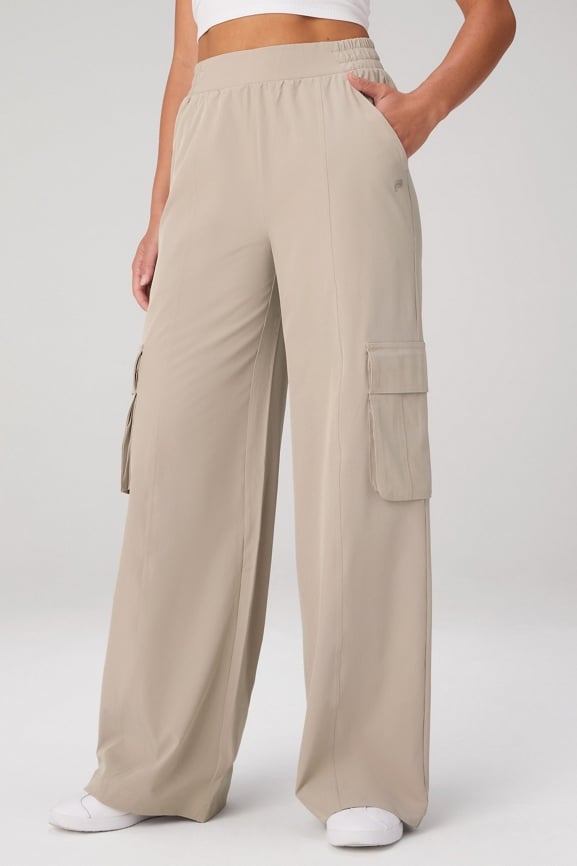 Downtown Wide Leg Cargo Pant - Fabletics