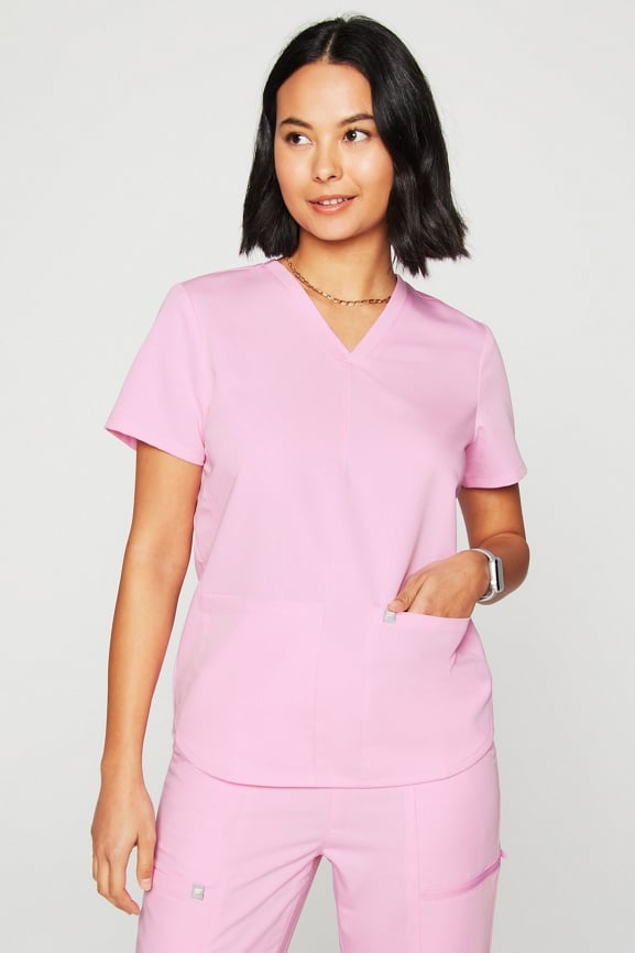 Method 2-Pocket Scrub Top - Fabletics