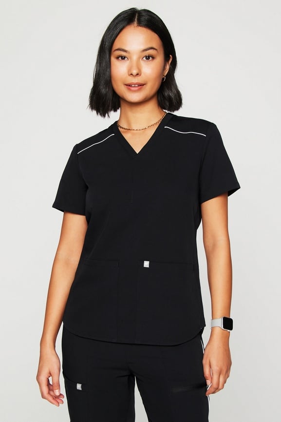 Method 2-Pocket Scrub Top (Reflective) - Fabletics