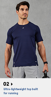 Mens Workout Shirts - Tops for Fitness, Gym & Sports | Fabletics Men