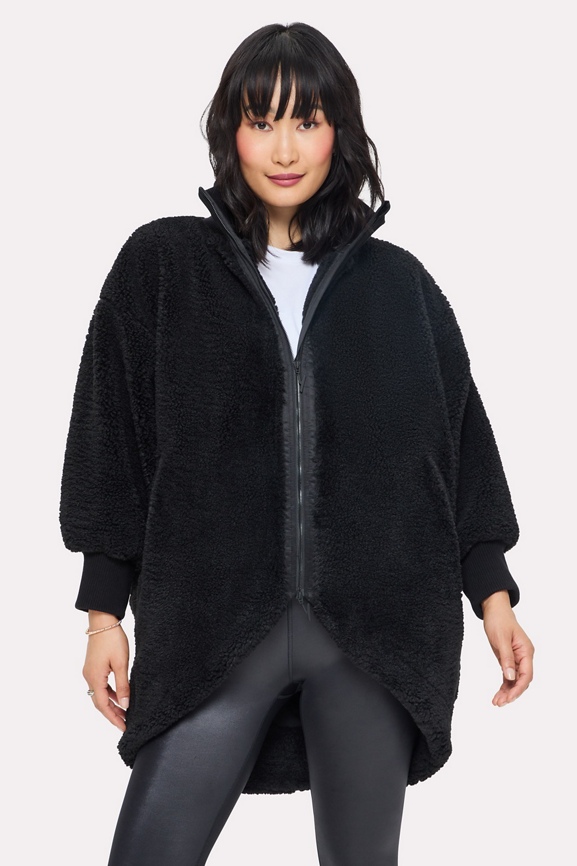 Oversized Teddy Cocoon Jacket - Fabletics