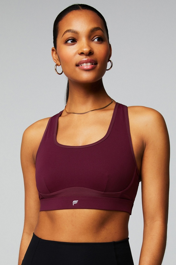 Belle Racerback High Impact Sports Bra - Fabletics Canada