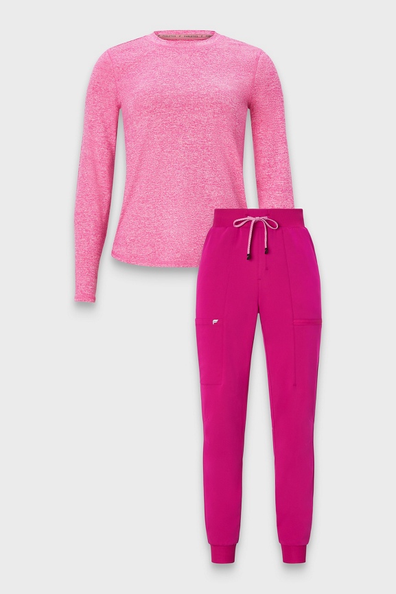 Core Long-Sleeve + High-Rise On-Call 2-Piece Set - Fabletics