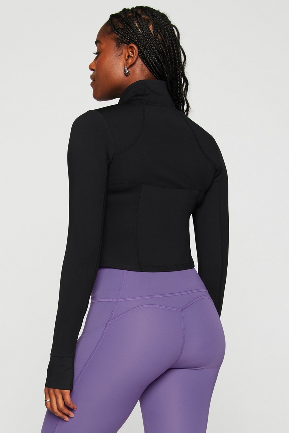 Perfect Storm Cropped Train Jacket - Fabletics Canada