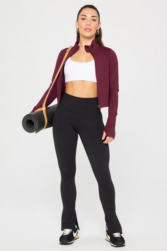 Perfect Storm Cropped Train Jacket - Fabletics