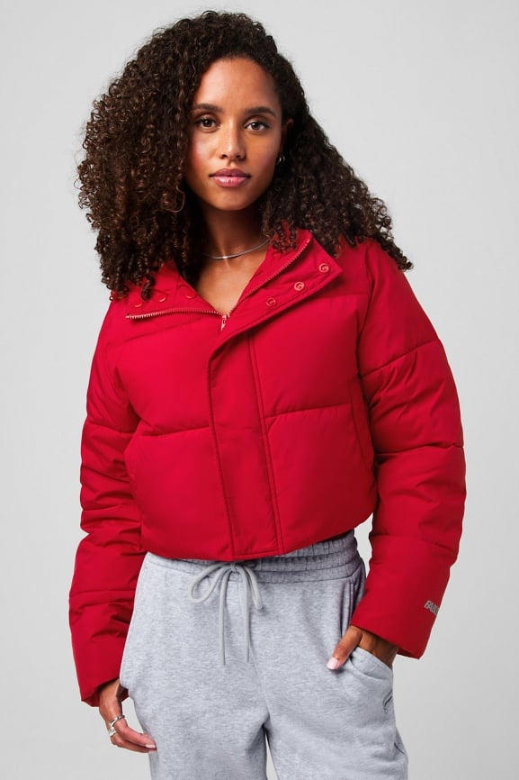 Essential Cropped Hooded Puffer - Fabletics Canada