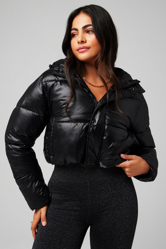 Essential Cropped Hooded Puffer - Fabletics Canada