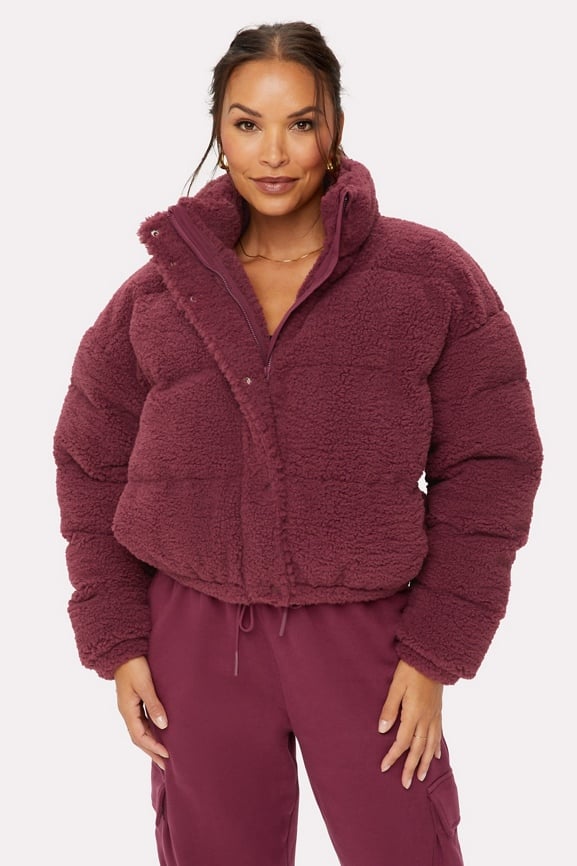 Teddy Puffer Jacket - Fabletics Canada