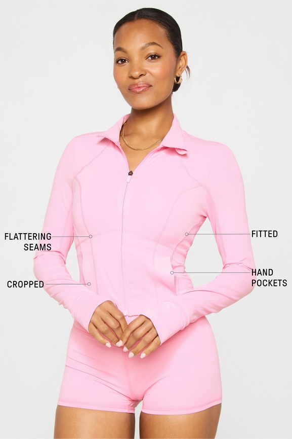 Perfect Storm Cropped Train Jacket - Fabletics