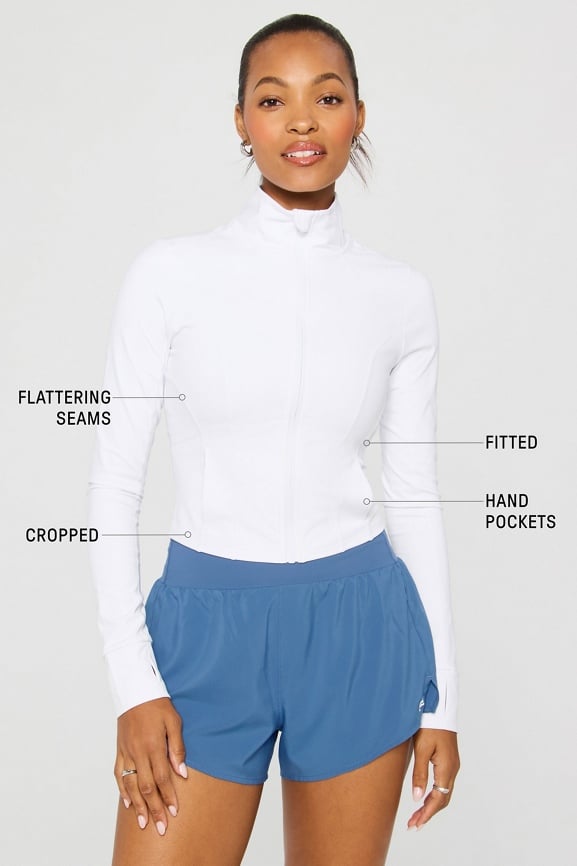 Perfect Storm Cropped Train Jacket - Fabletics