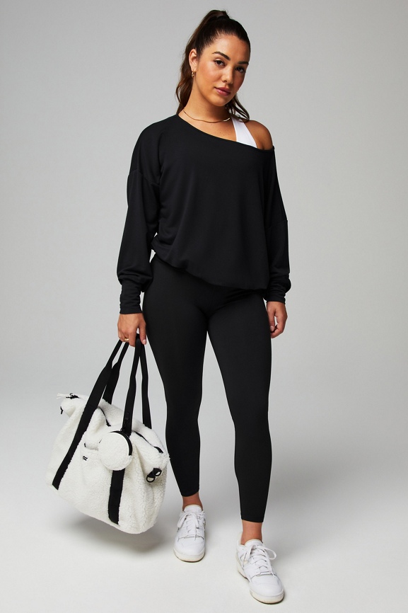 Pull asymétrique Luxe Terry Fabletics