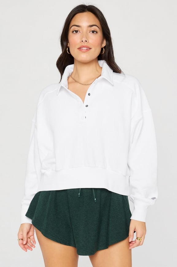 Year Round Terry Snap Front Sweatshirt - Fabletics
