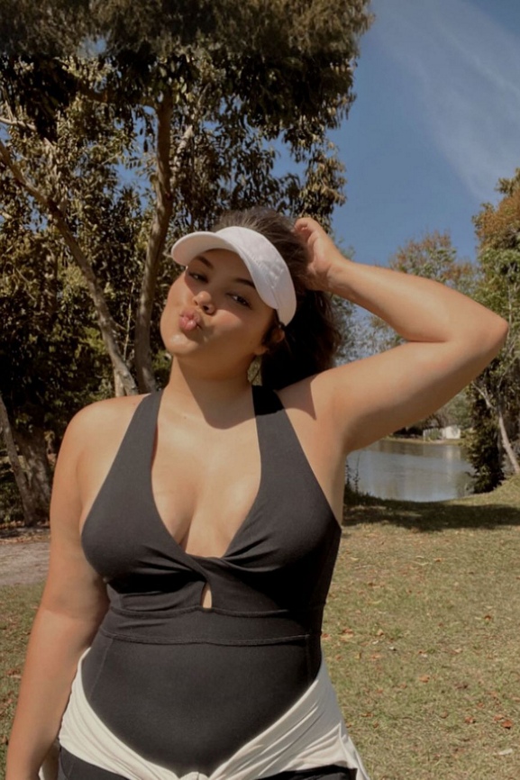 Oasis Twist Front Pocket 7/8 Jumpsuit Fabletics