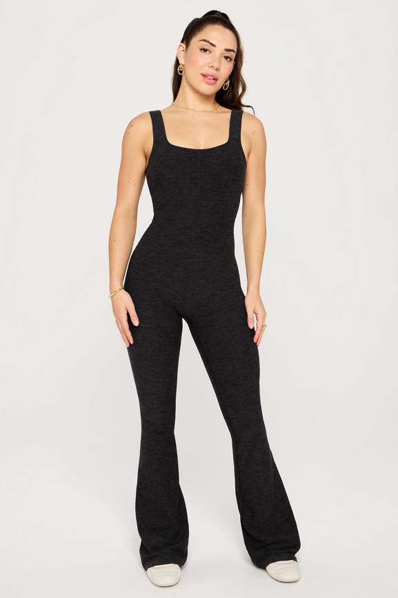 HeatherFlex Kick Flare Jumpsuit Fabletics