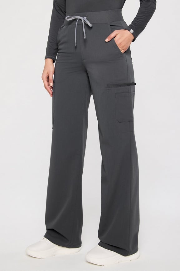 High-Rise Wide Leg Scrub Pant - Fabletics