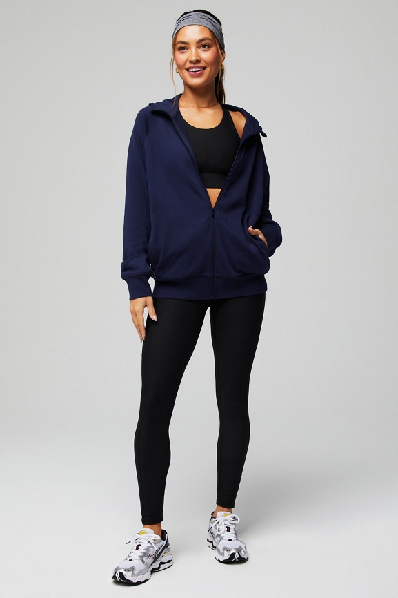 The Year Round Terry Full Zip Hoodie - Fabletics