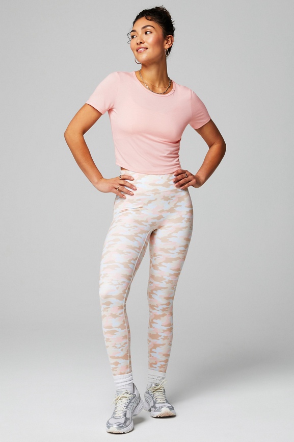 Dry-Flex Open Back Twist Short-Sleeve Tee - Fabletics