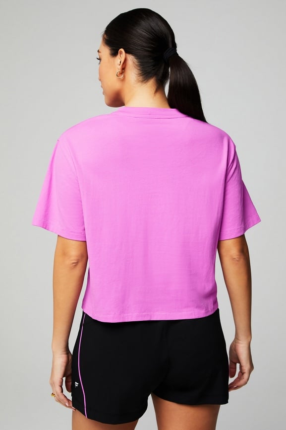 100% Cotton Boxy Tee - Fabletics Canada