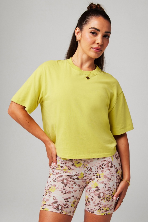 100% Cotton Boxy Tee - Fabletics Canada