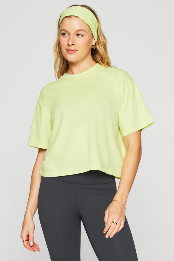 100% Cotton Boxy Tee - Fabletics