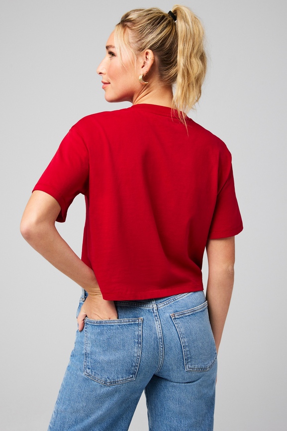 100% Cotton Boxy Tee - Fabletics