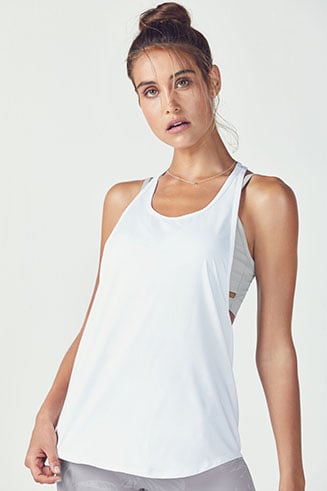 Hayden Lace Tank - Fabletics Canada