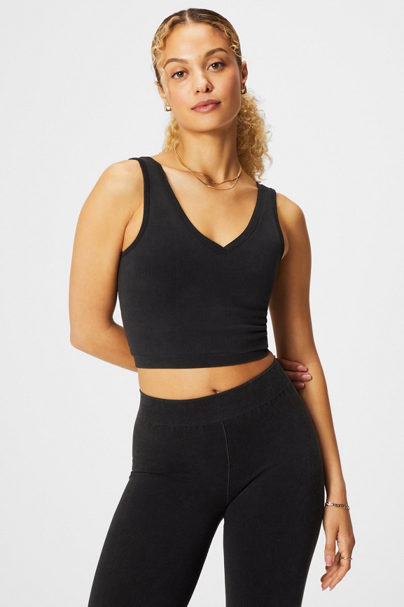 Cloud Seamless V-Neck Crop Tank Top Fabletics