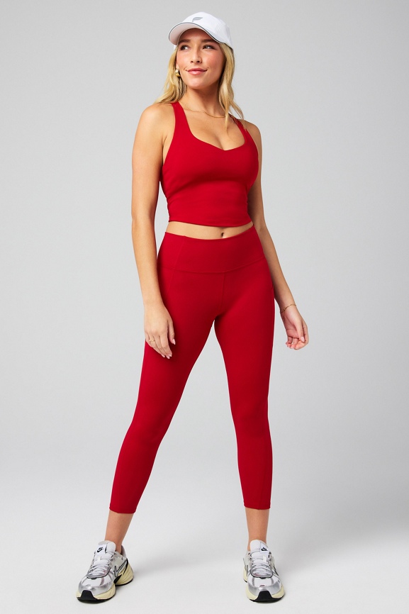 Anywhere Cropped Built-In Bra Tank - Fabletics