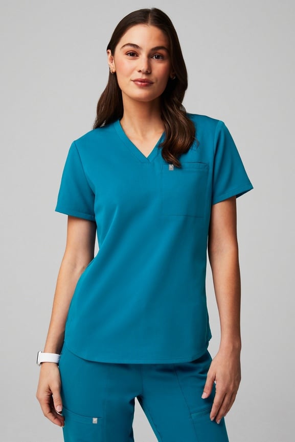 Caribbean Blue Scrubs | Fabletics Scrubs
