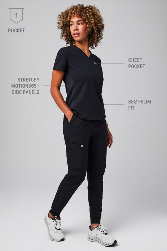 Vital Flex 1-Pocket Scrub Top - Fabletics Canada