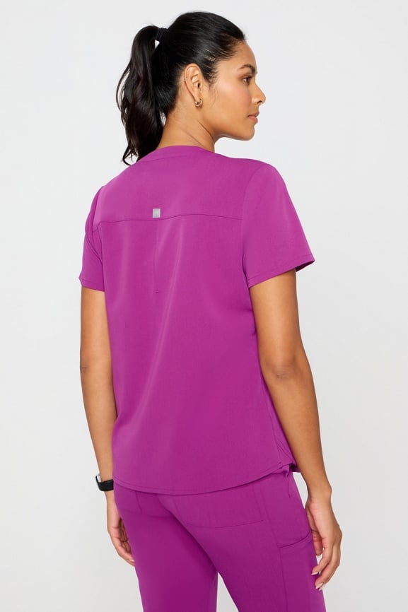 Method 2-Pocket Scrub Top - Fabletics
